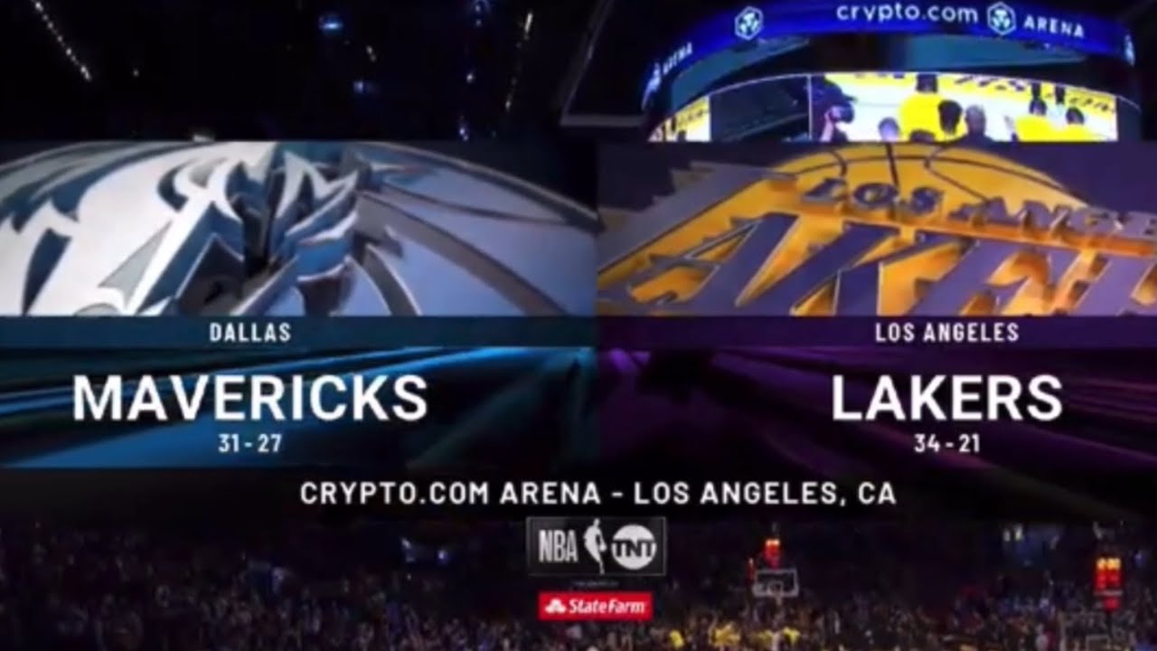 Mavericks vs Lakers NBA On TNT Intro/Theme 2/25/25 | NBA 2025 - YouTube