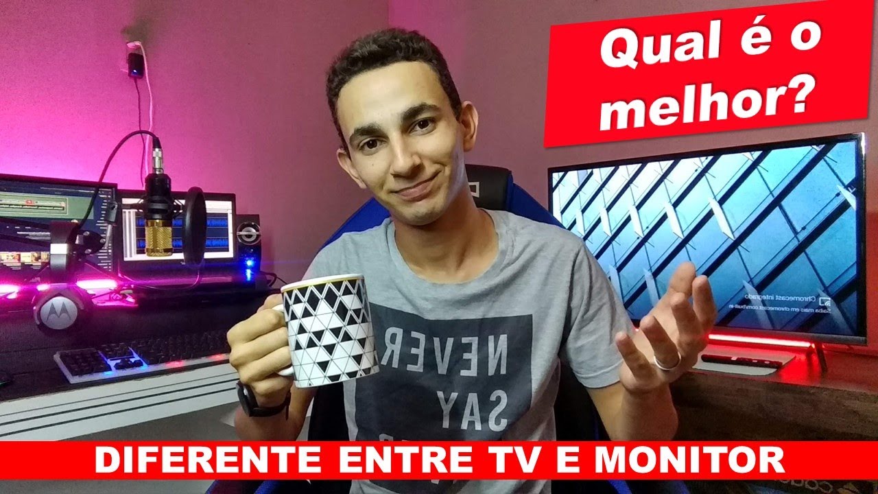 Diferença entre TV e Monitor? O que é melhor? #tv #monitor #tecnologia ...