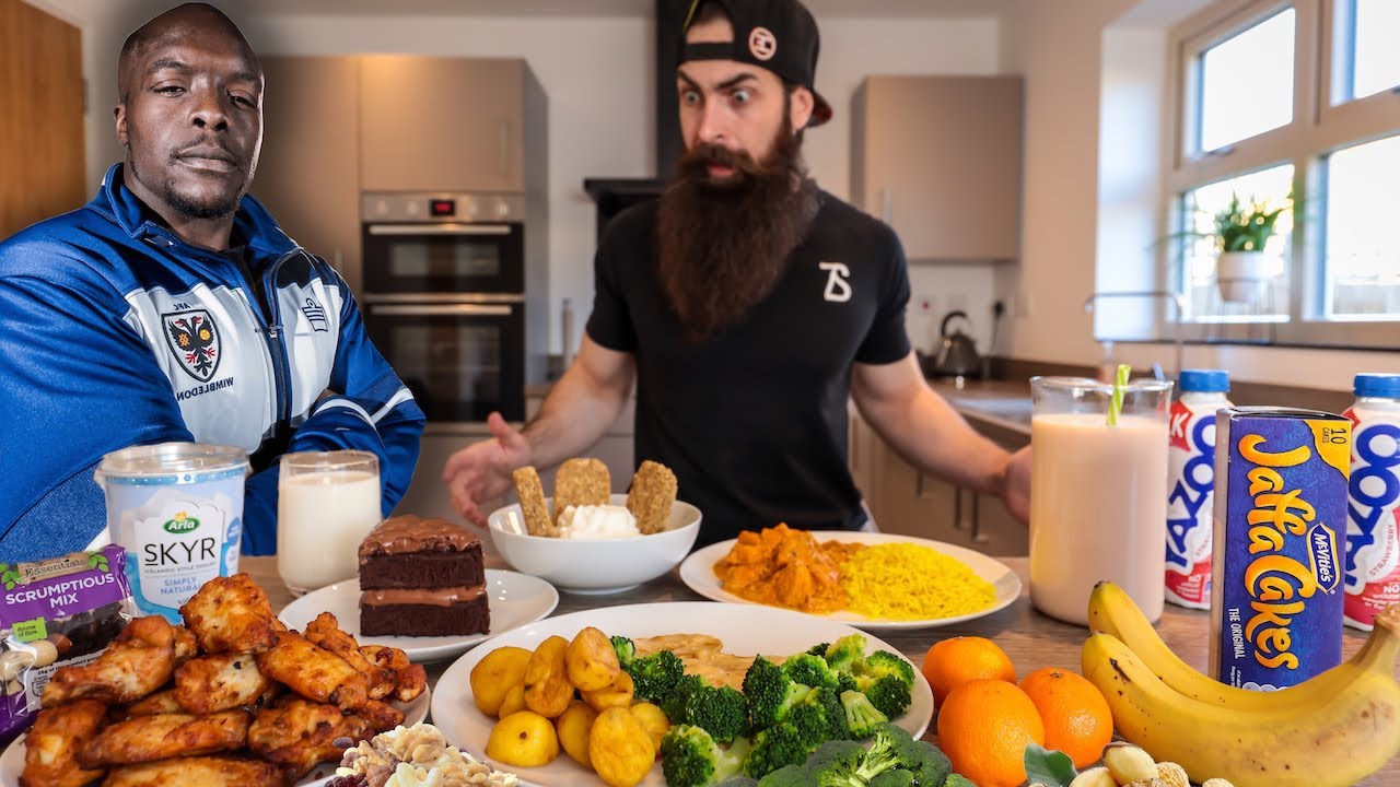 EATING THE STRONGEST FOOTBALL PLAYER IN THE WORLD'S DAILY DIET IN ONE ...