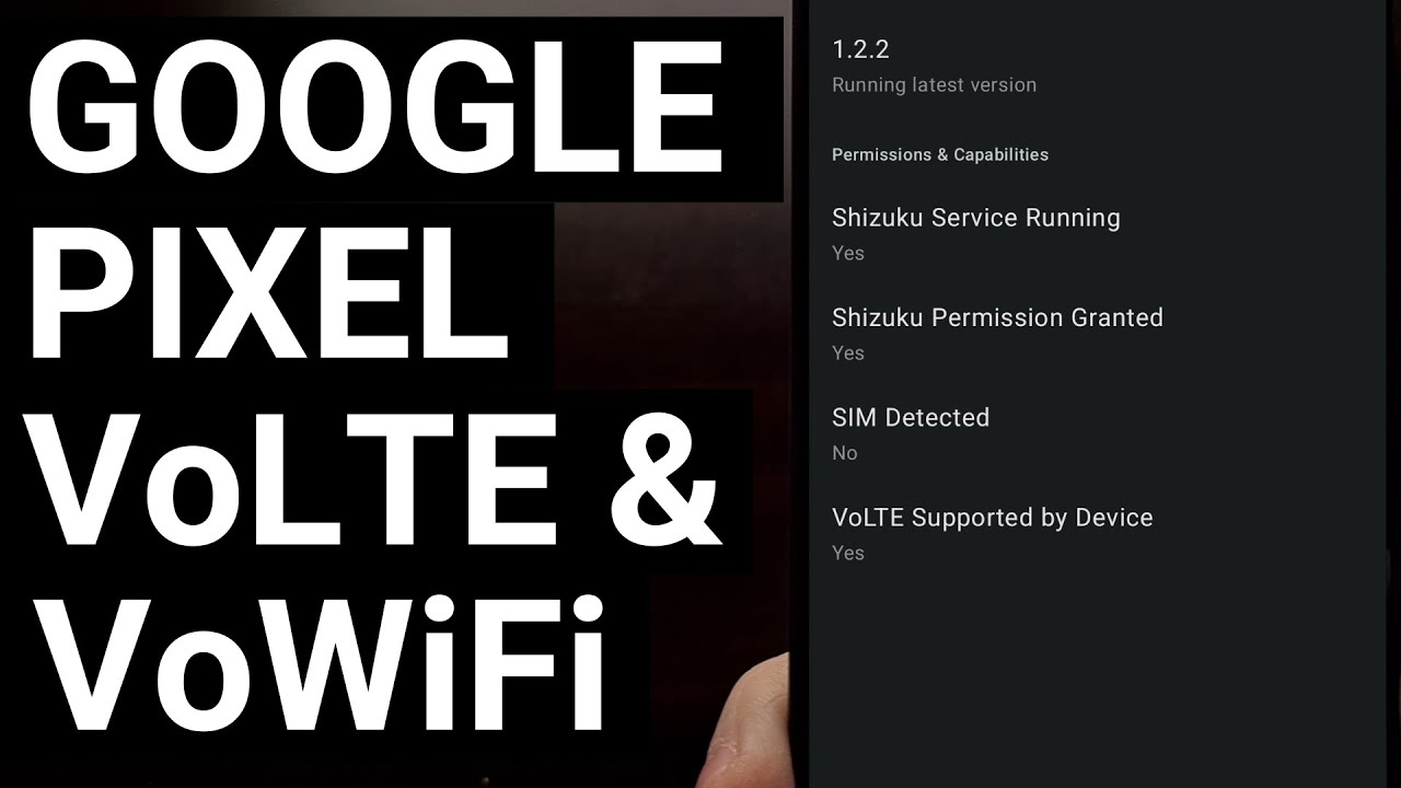 Enable Pixel 6 & Pixel 7 VoLTE / VoWiFi Features in Unsupported Countries - YouTube