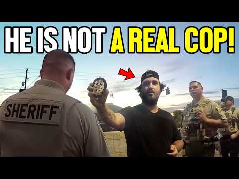 Fake Cop BUSTED by Real Deputies and INSTANTLY Regrets It!