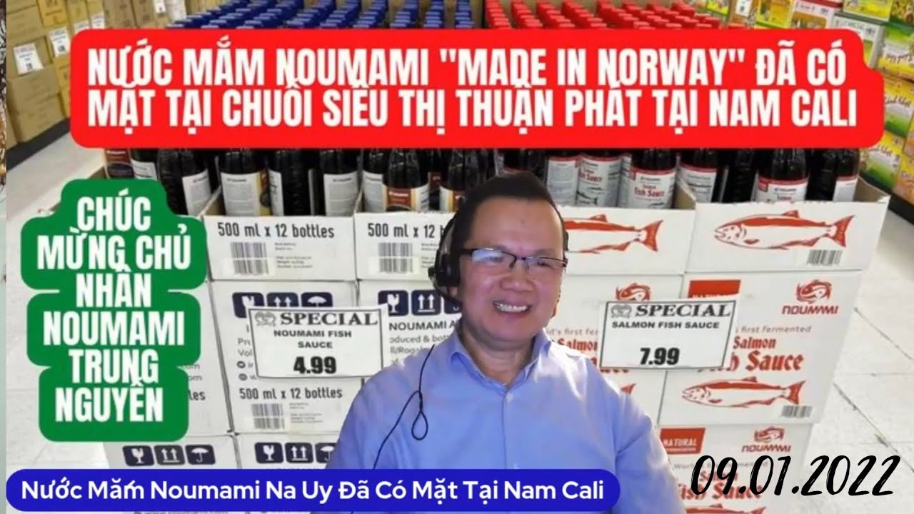 Nước Mắm Noumami "Made in Noway" Đã Có Mặt Tại Chuỗi Siêu Thị Thuận ...