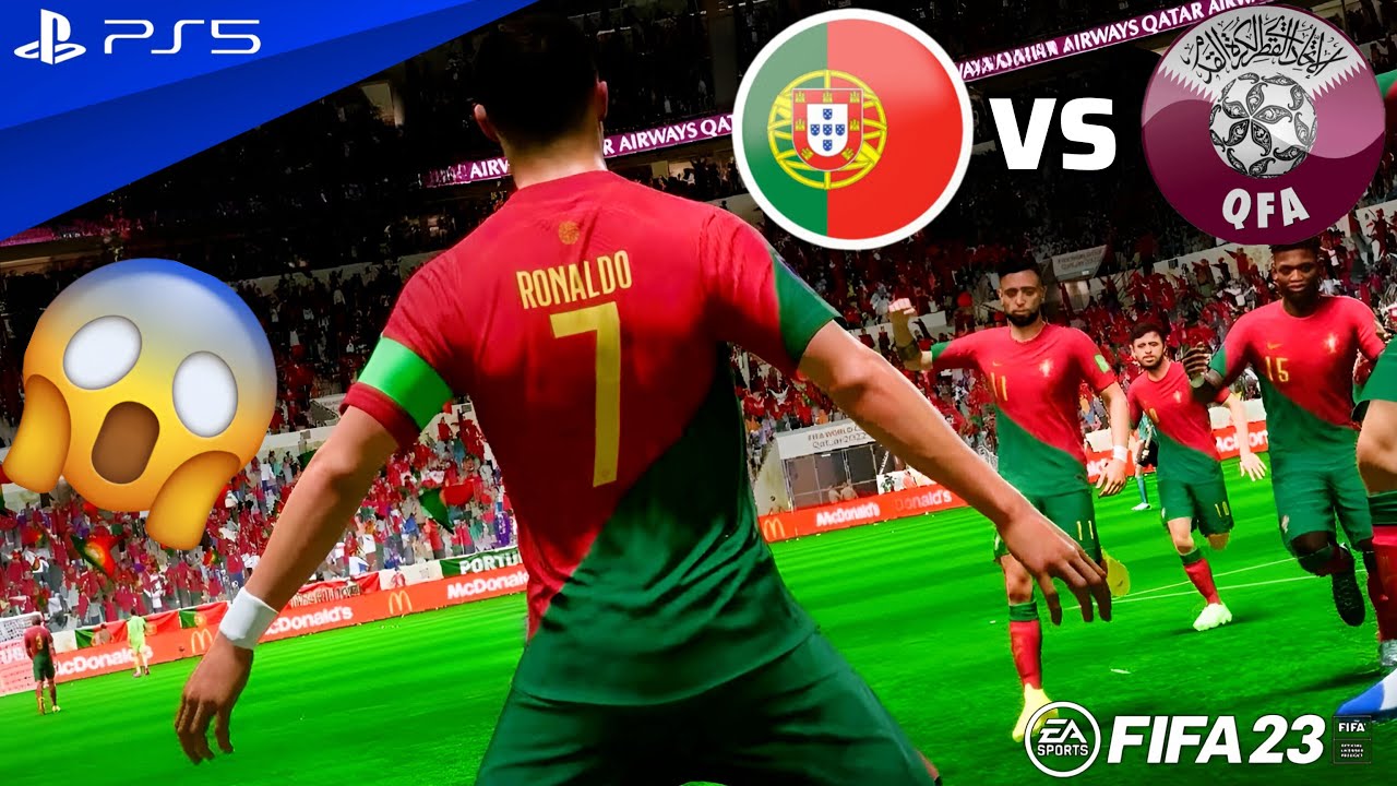 FIFA 23 - Portugal vs Qatar - International Friendly Match [ PS5 4K ...