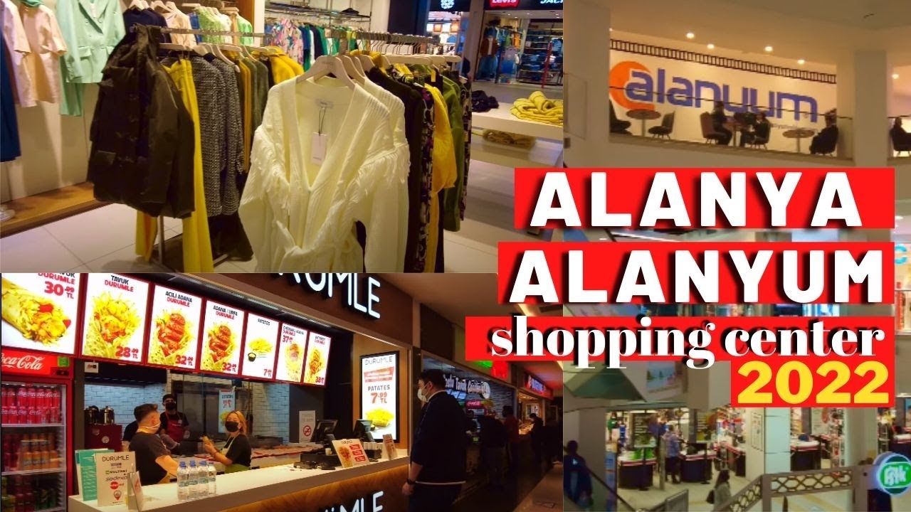 alanya alanyum shopping center walking tour 4k alanya mall ! antalya ...
