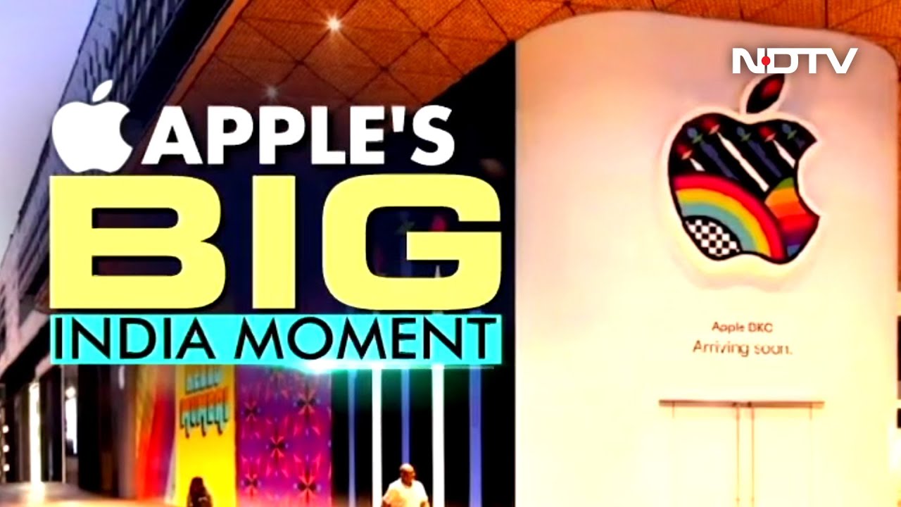 First Pics Of Apple Mumbai Store: Massive Glass Facade, Tile Made From ...