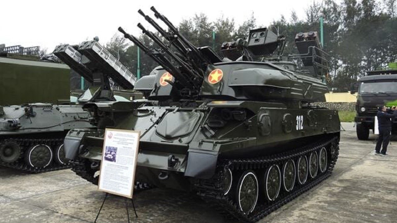 Vietnam modernizes the Soviet-built ZSU-23-4M Shilka Cold War-era air ...