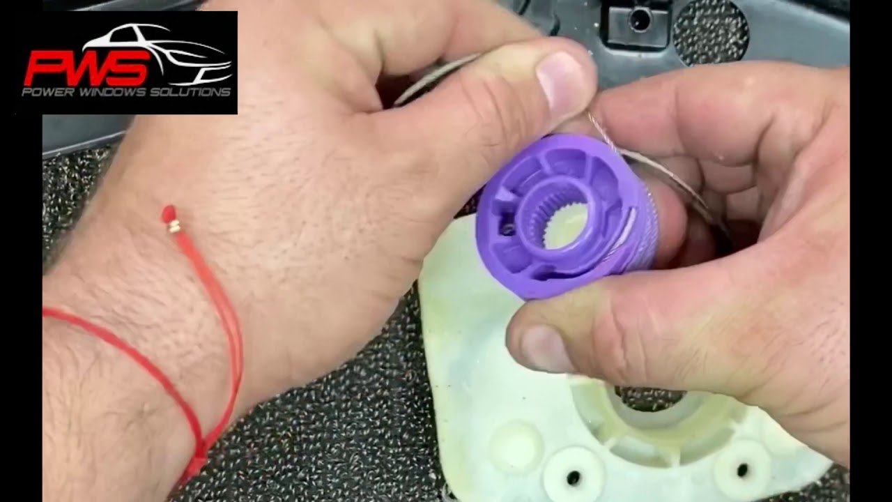 How to repair window regulator for bentley continental - YouTube