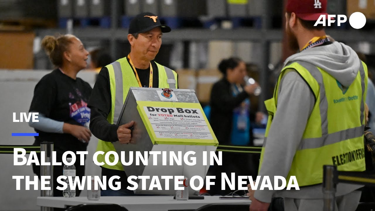 🔴LIVE: Ballot counting in the swing state of Nevada | AFP - YouTube