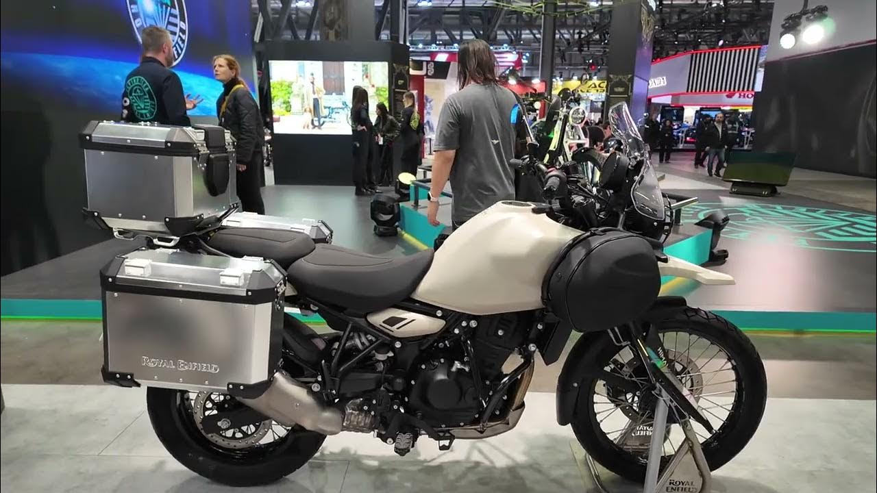 The 2025 ROYAL ENFIELD HIMALAYAN collection at EICMA show Italy - YouTube