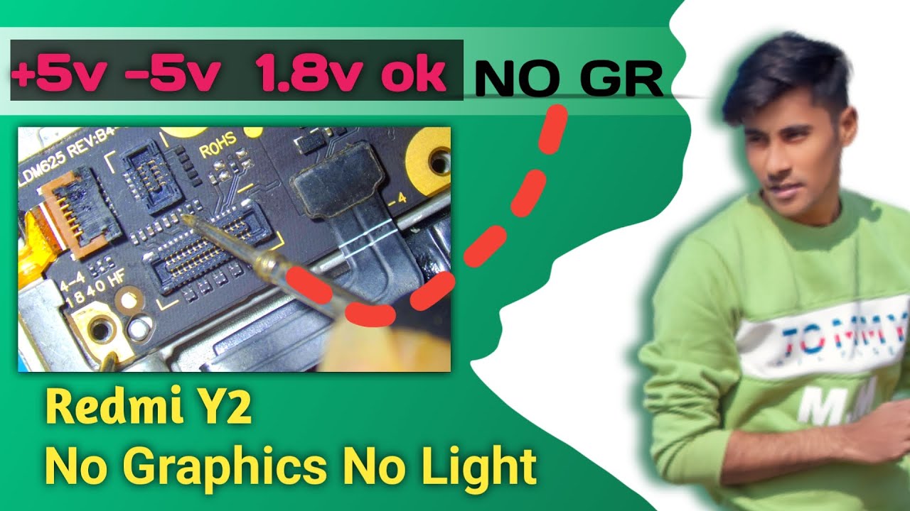 redmi y2 light & graphics solution | how to fix display light & graphics - YouTube