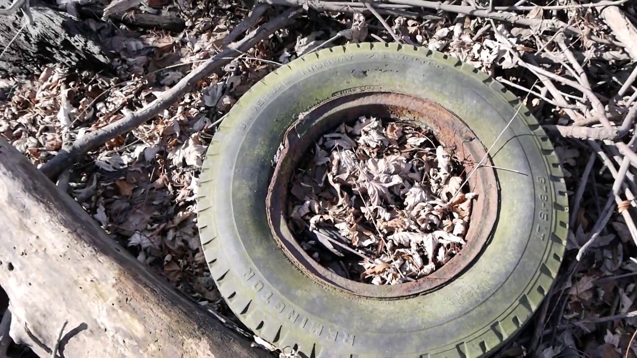 Remington Universal Highway 78 Belted Truck or Car Tire in the Woods ...