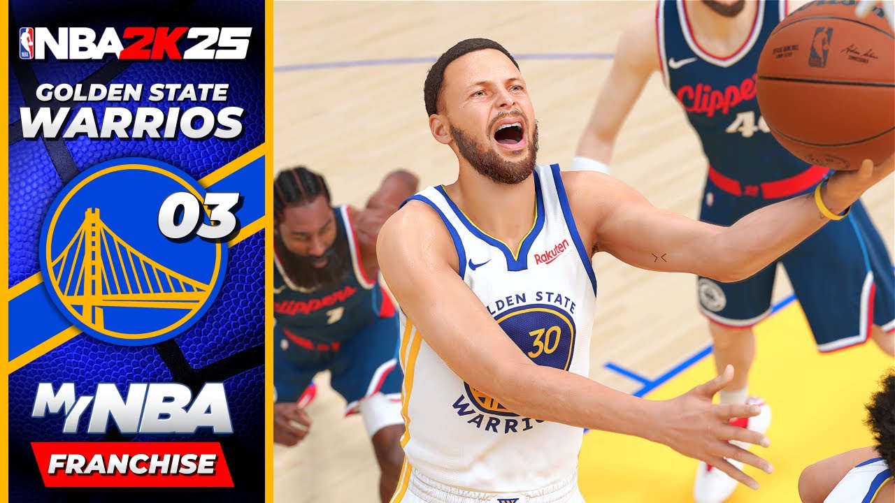 NBA 2K25 - Golden State Warriors vs Los Angeles Clippers | Franchise ...