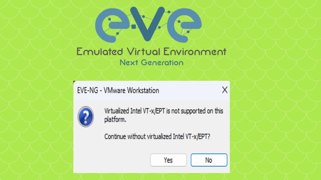 Resolved |Virtualized Intel VT-X/EPT is not supported on this platform ...