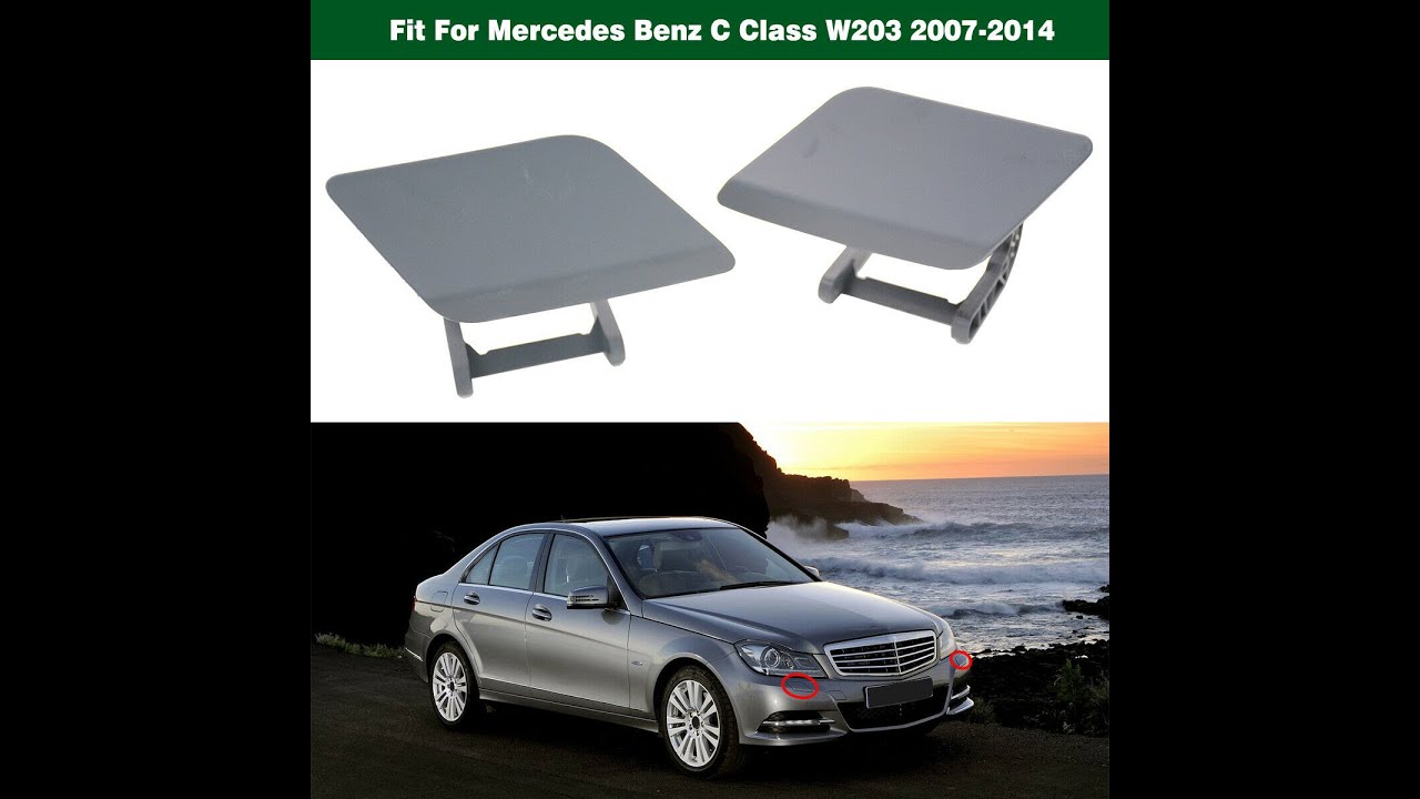 Front Headlamp Headlights Washer Cover Nozzle Flap Cap for Mercedes ...