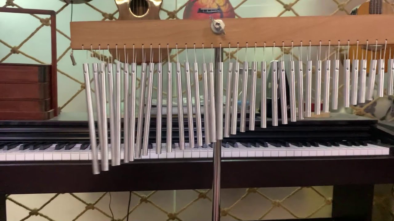 36 Bells Barchime Bar Chimes Single-Row Musical Percusion Instrument ...