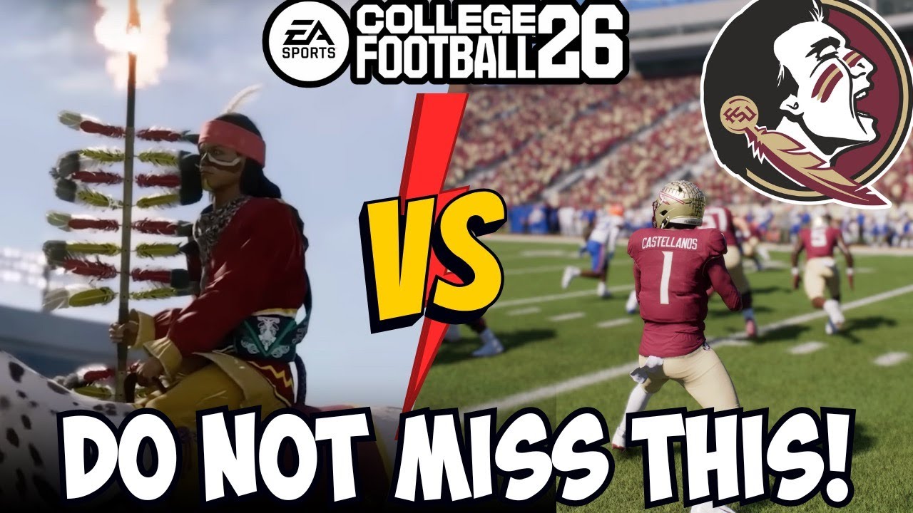 FSU Football LIVE STREAM EA's CFB 26 - TJ vs RICHIE! | Seminoles - YouTube