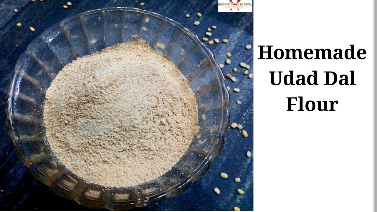 homemade udad dal flour | how to make urad dal ka atta at home - YouTube