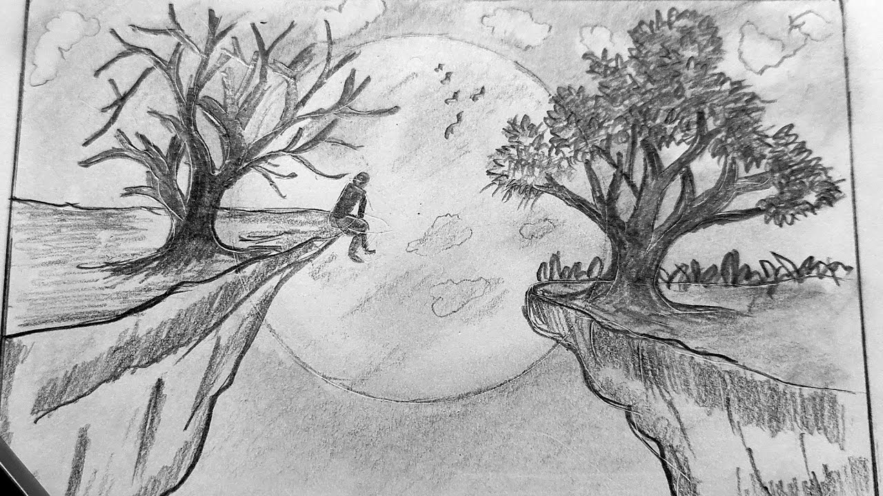 Easy Sketch drawing Tutorial| #quickdrawing #tutorial #drawingideas # ...