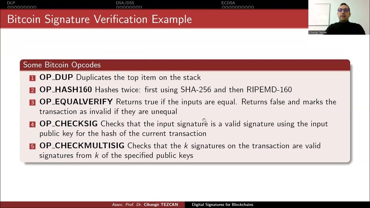 Bitcoin Signature Verification - YouTube