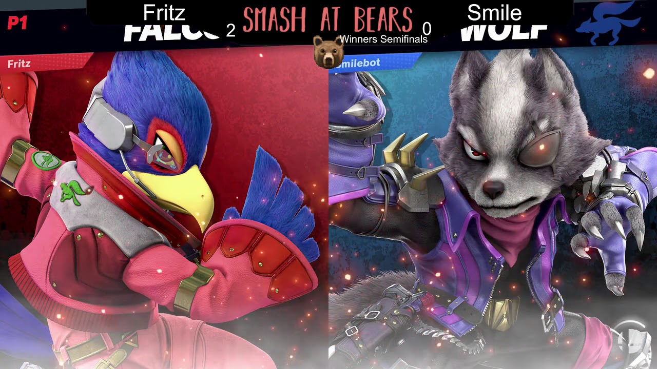 Smash at Bears 147 - Fritz (Falco) vs Smile (Wolf, Pokemon Trainer ...