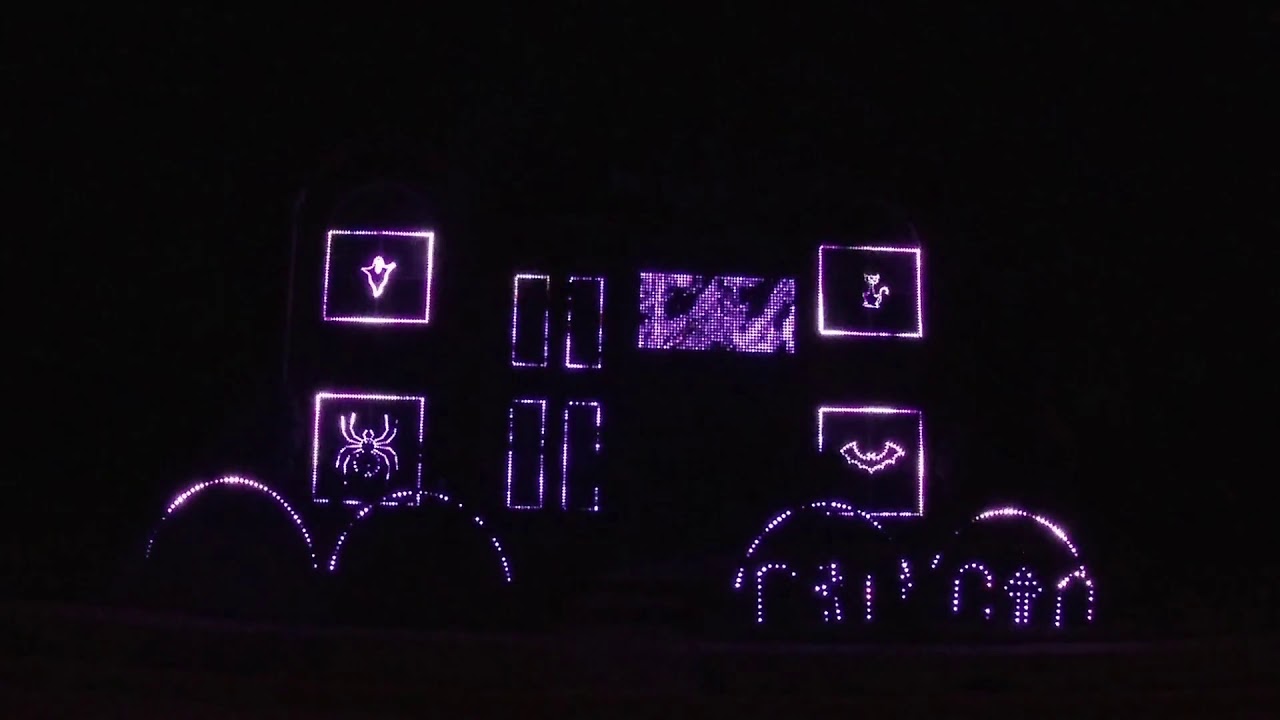 Anderson Family Lights - Undertaker - Halloween 2019 - YouTube
