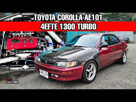 1997 Toyota Corolla AE101 4EFTE 1300 Turbo | OtoCulture - YouTube