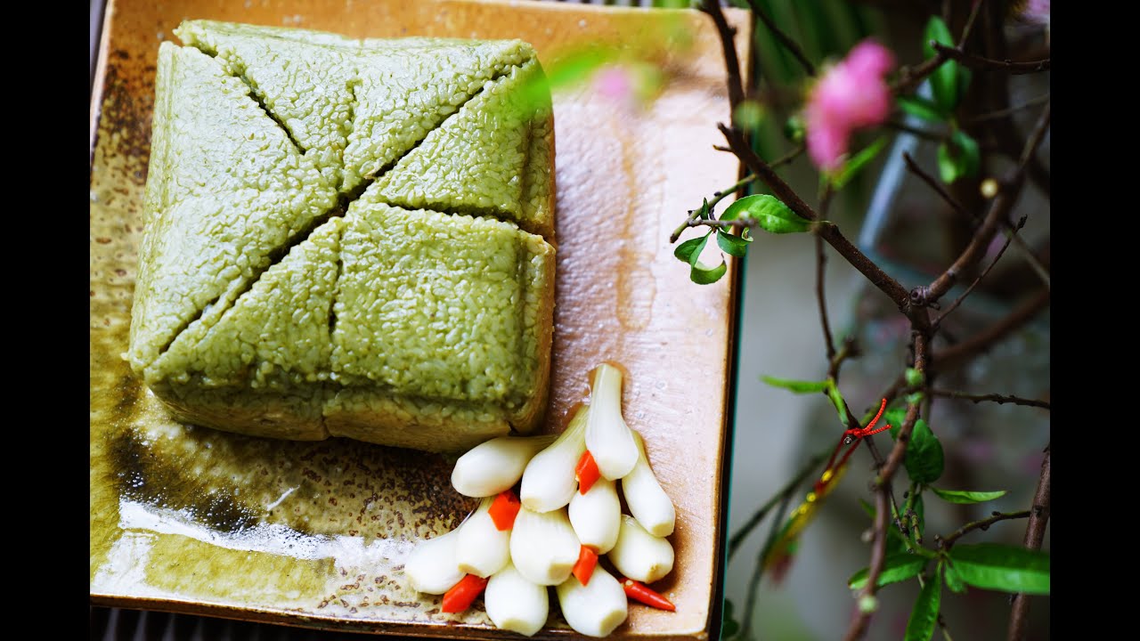 /ASMR/ Vietnamese Tết square sticky rice cake/ Cách Làm Bánh Chưng Việt ...