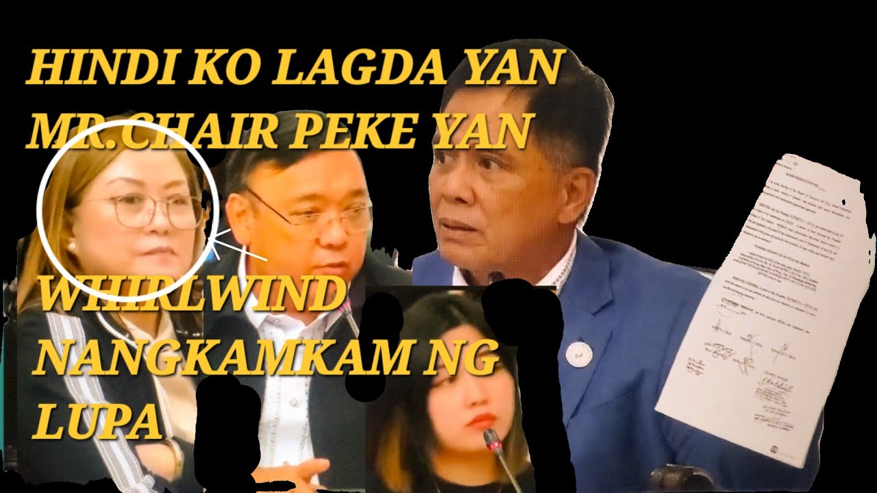 Mrs.Cruz tuluyan ng nilaglag si Harry Roque peke ang lagda sa whirlwind ...
