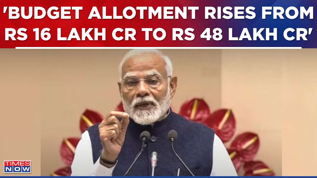 PM Modi Addresses CII Event: 'Budget Allotment Rises From Rs 16 Lakh ...