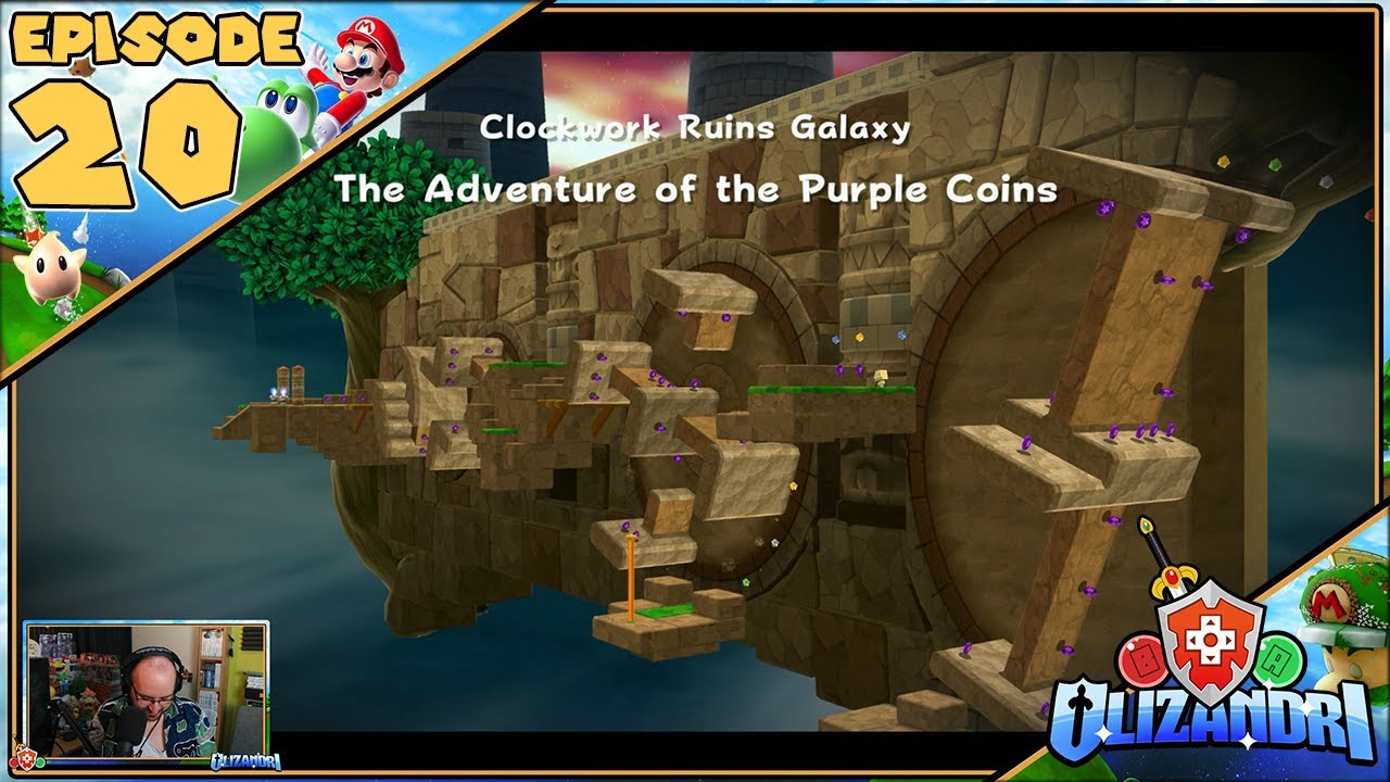 Super Mario Galaxy 2 - Clockwork Ruins Galaxy & Honeyhop Chimp ...