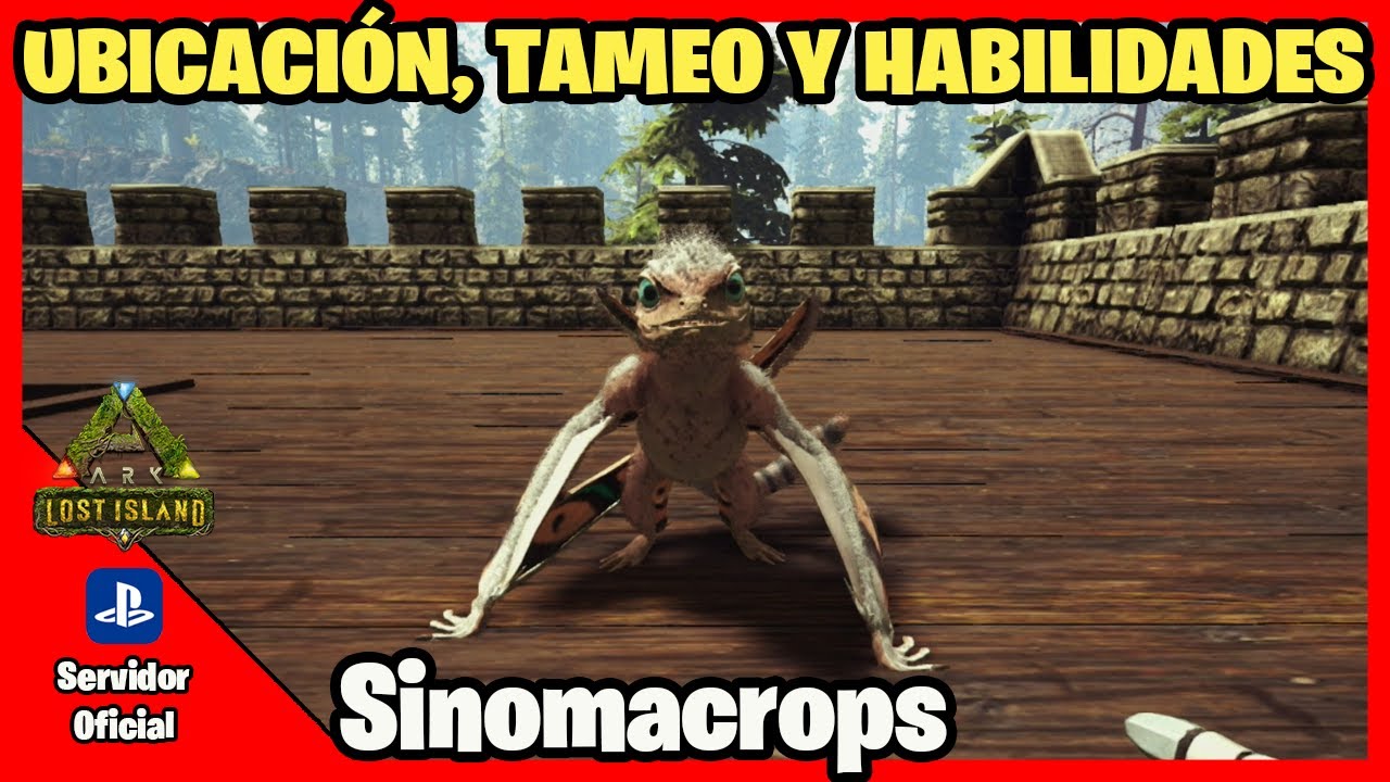 TAMEAR SINOMACROPS | Ubicación y habilidades | Lost Island - YouTube