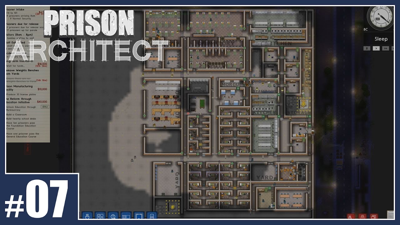 Guard Plays... Prison Architect! Ep.7 - Getting Things Done - YouTube