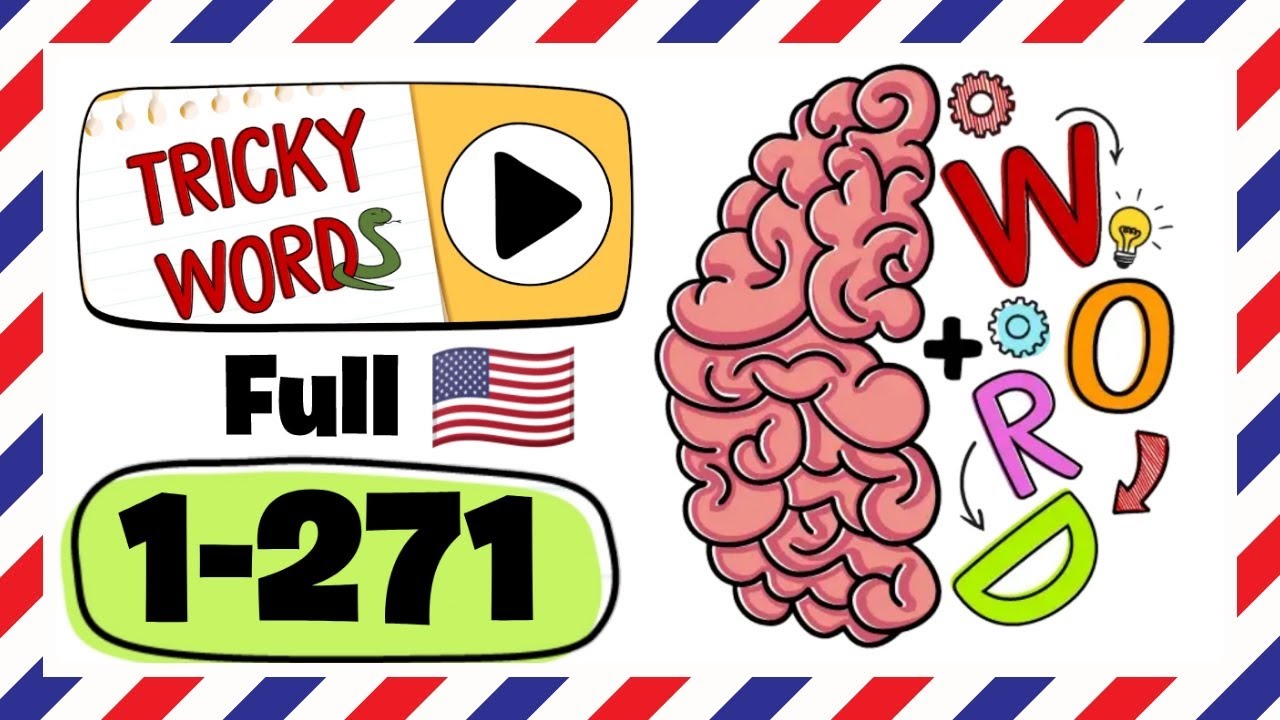 🧠Brain Test: Tricky Words All Levels 1-271 Walkthrough - YouTube