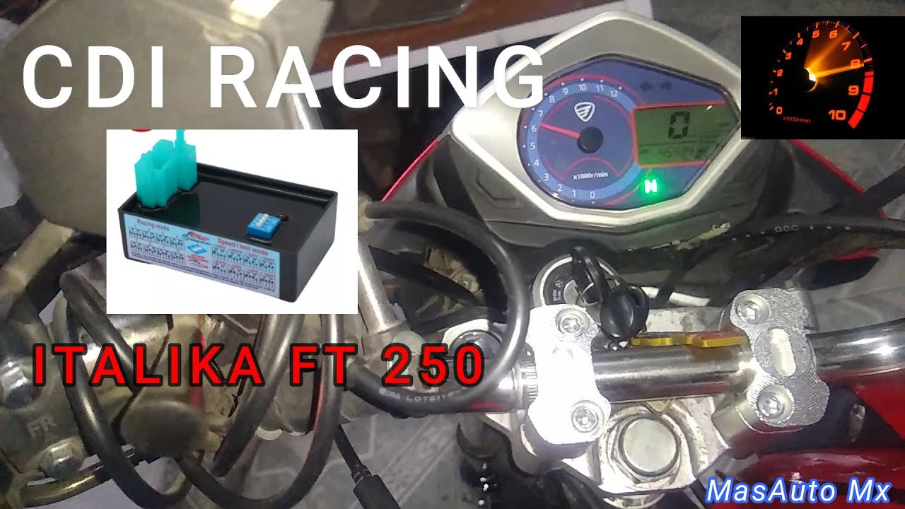MasAuto Mx - Italika FT 250 ts proyecto parte 2 (CDI racing) - YouTube