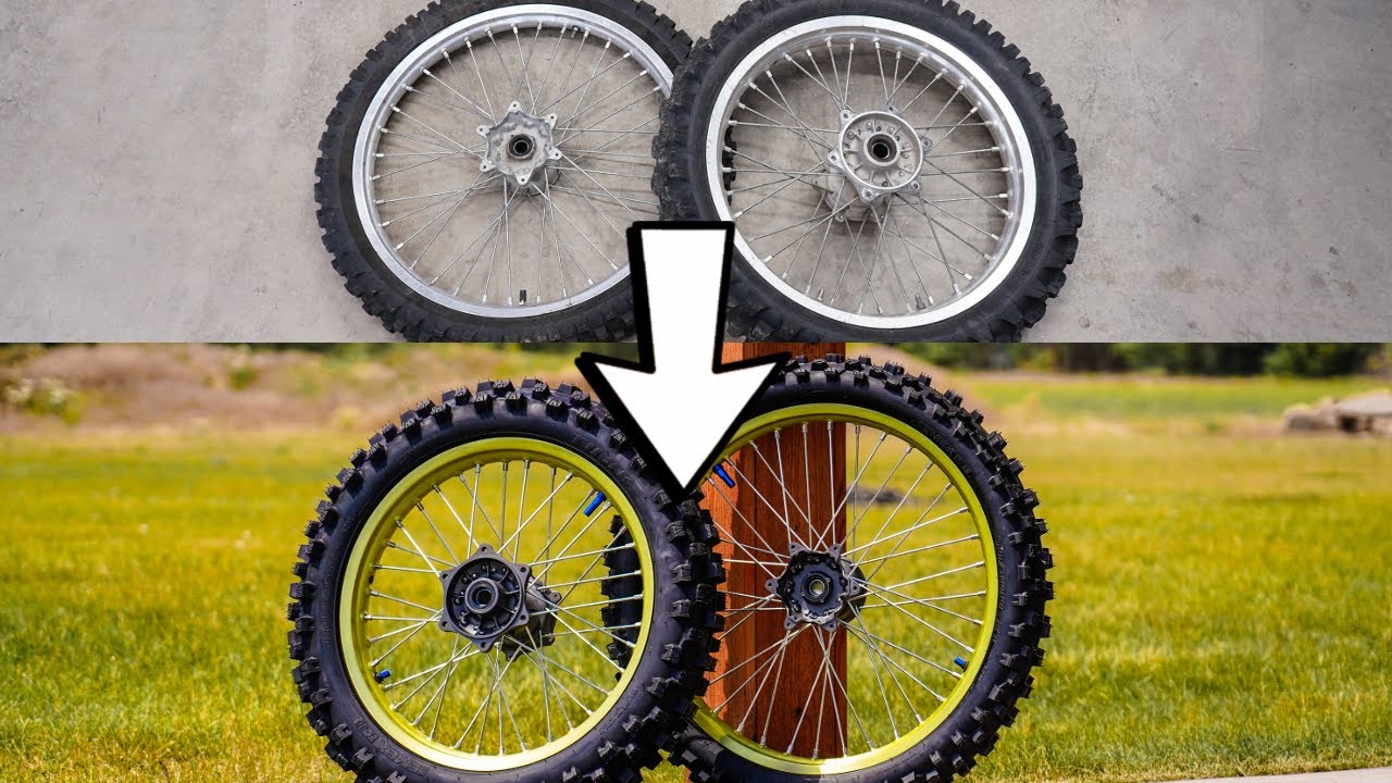Amazing Rebuild of Dirt Bike Wheels! - YouTube