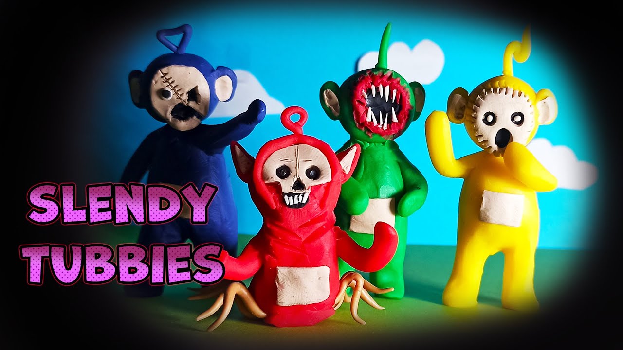 Making SLENDYTUBBIES MONSTERS with Modelling Clay - YouTube