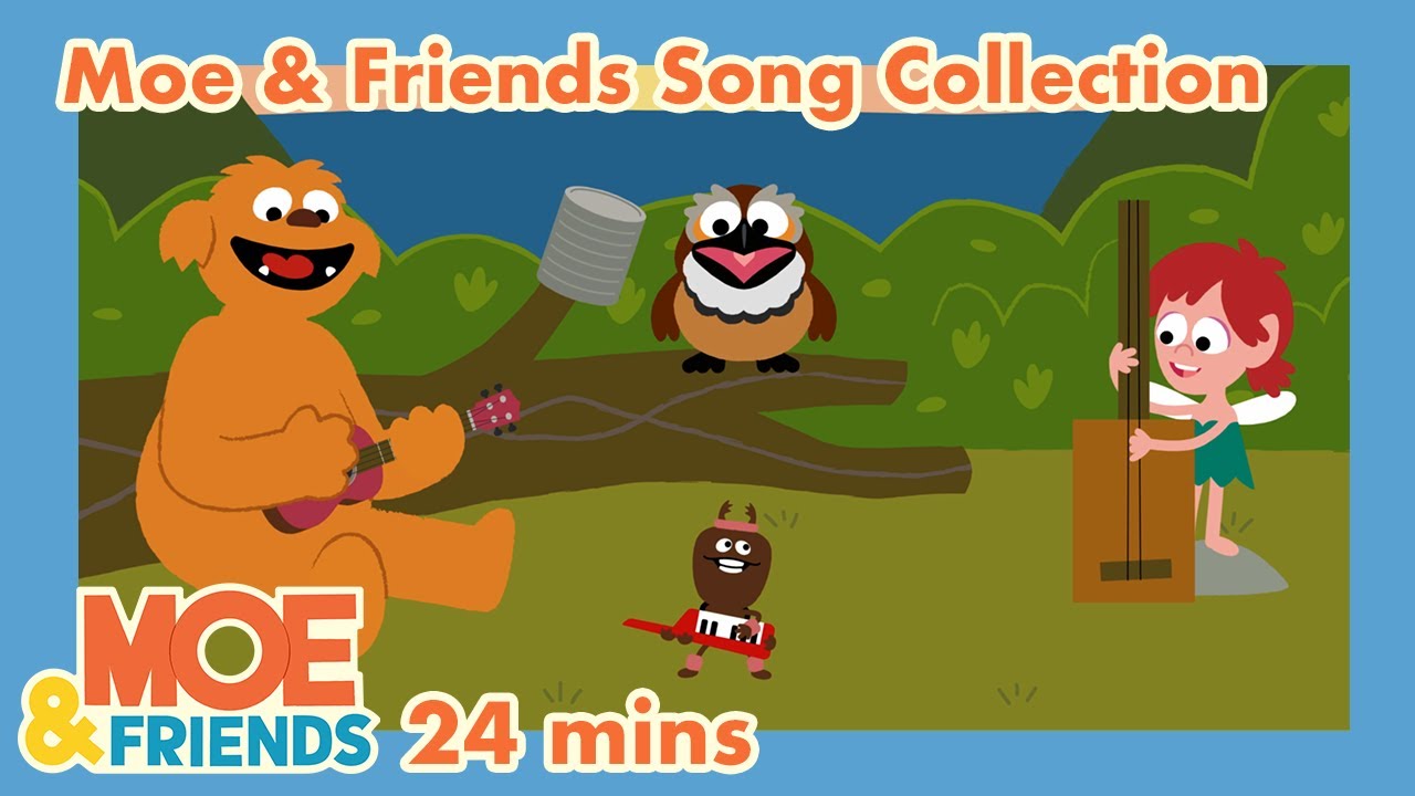 Moe & Friends Animated Song Collection | 12 Catchy Songs for Kids ...