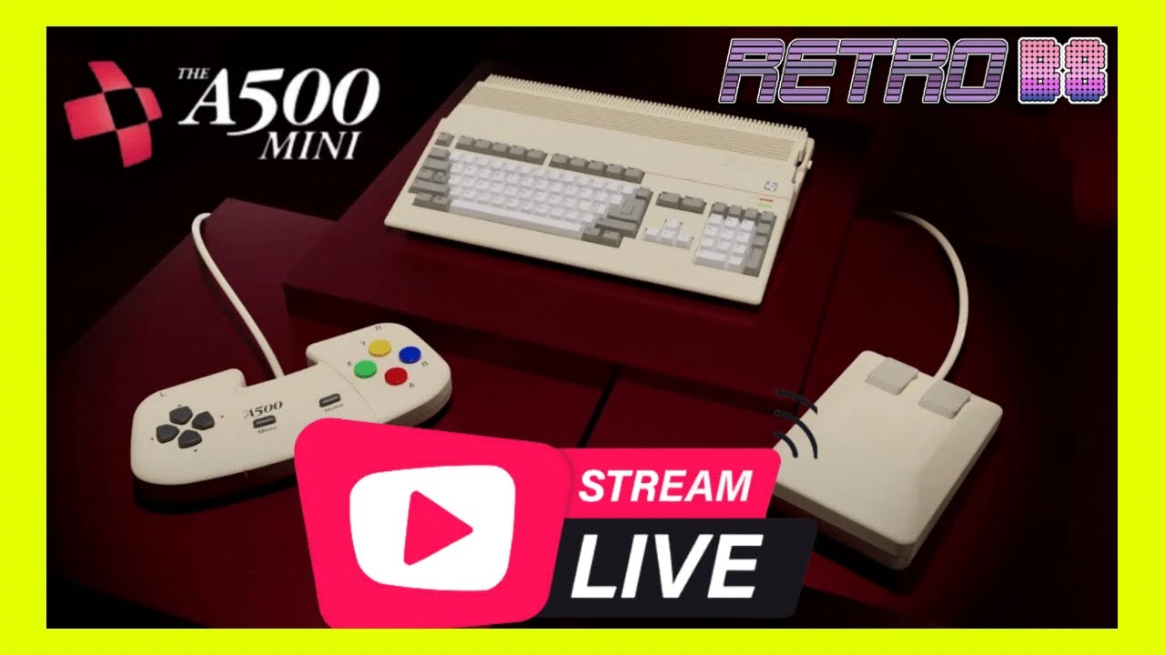 Amiga A500 Mini Live opening, set up and gameplay honest buyer review ...