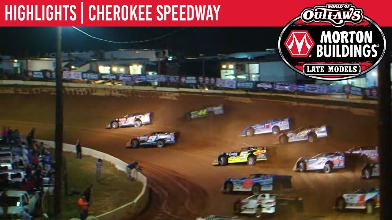 World of Outlaws Morton Buildings Late Models Cherokee Speedway May 3 ...