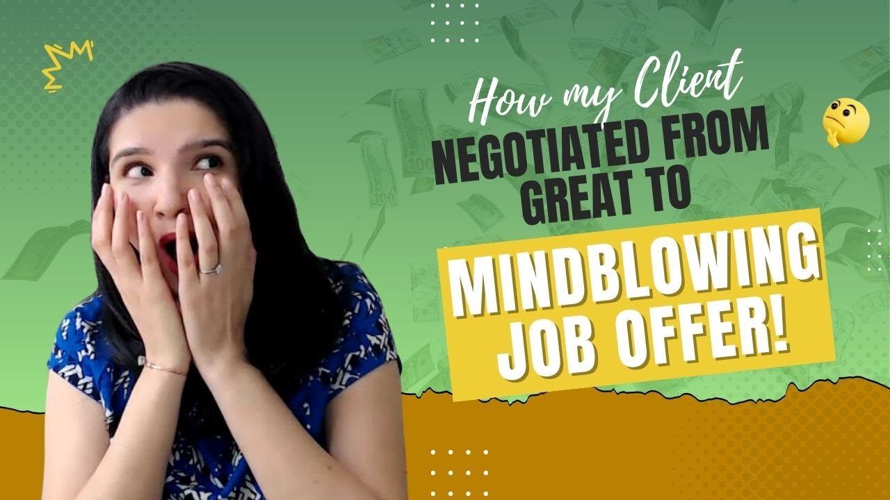 How to Negotiate a Good Job Offer to Great - YouTube