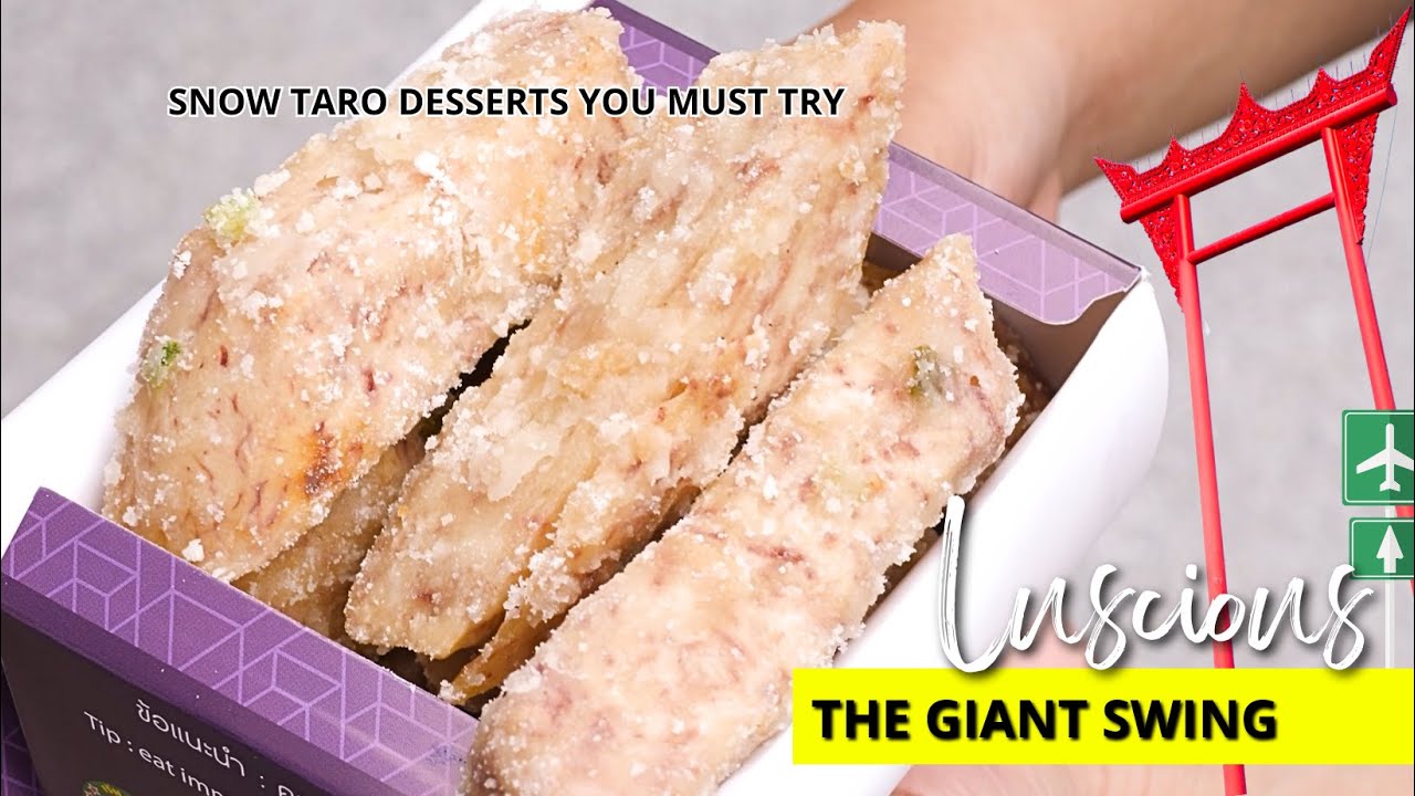 Sweet Indulgence: Unveiling Bangkok's Best Snow Taro at เผือกหิมะเจ๊นี ...