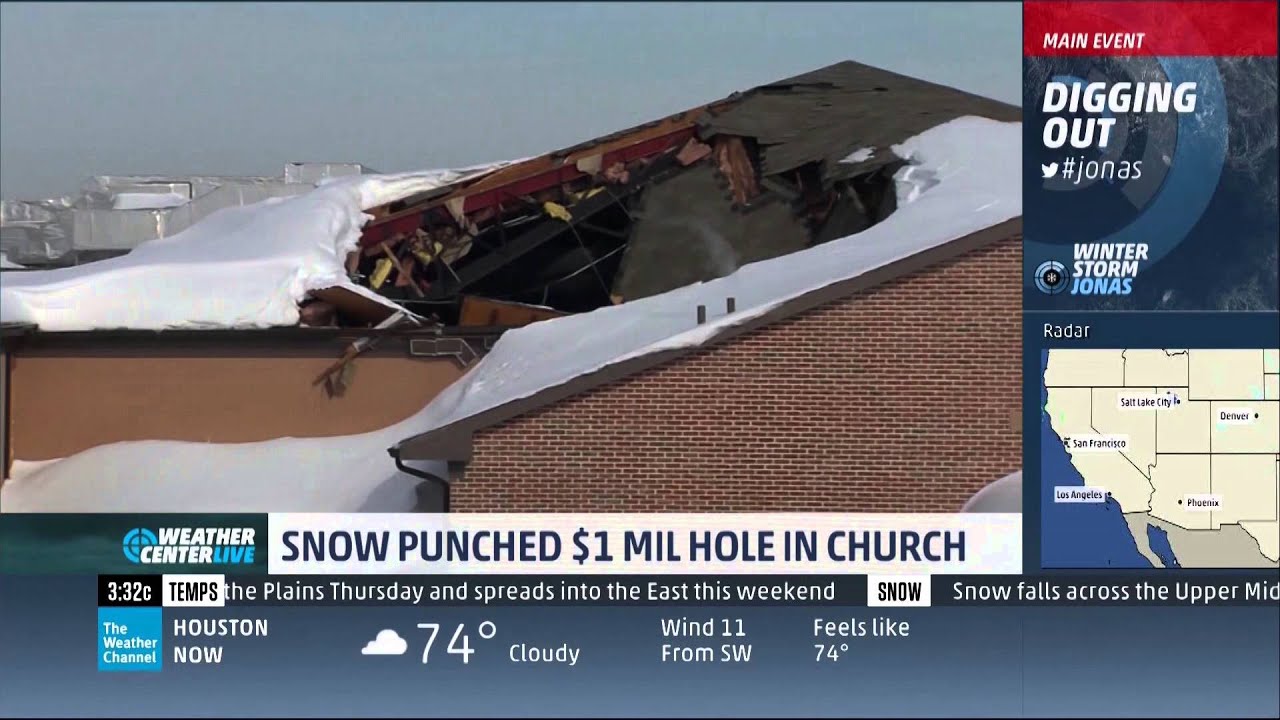 Church Roof Collapse - YouTube