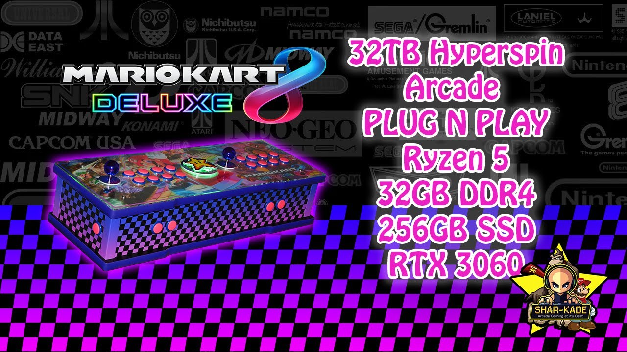"Let's-a-go!" Mario Kart Plug n Play Arcade 32TB Build Complete #mame # ...