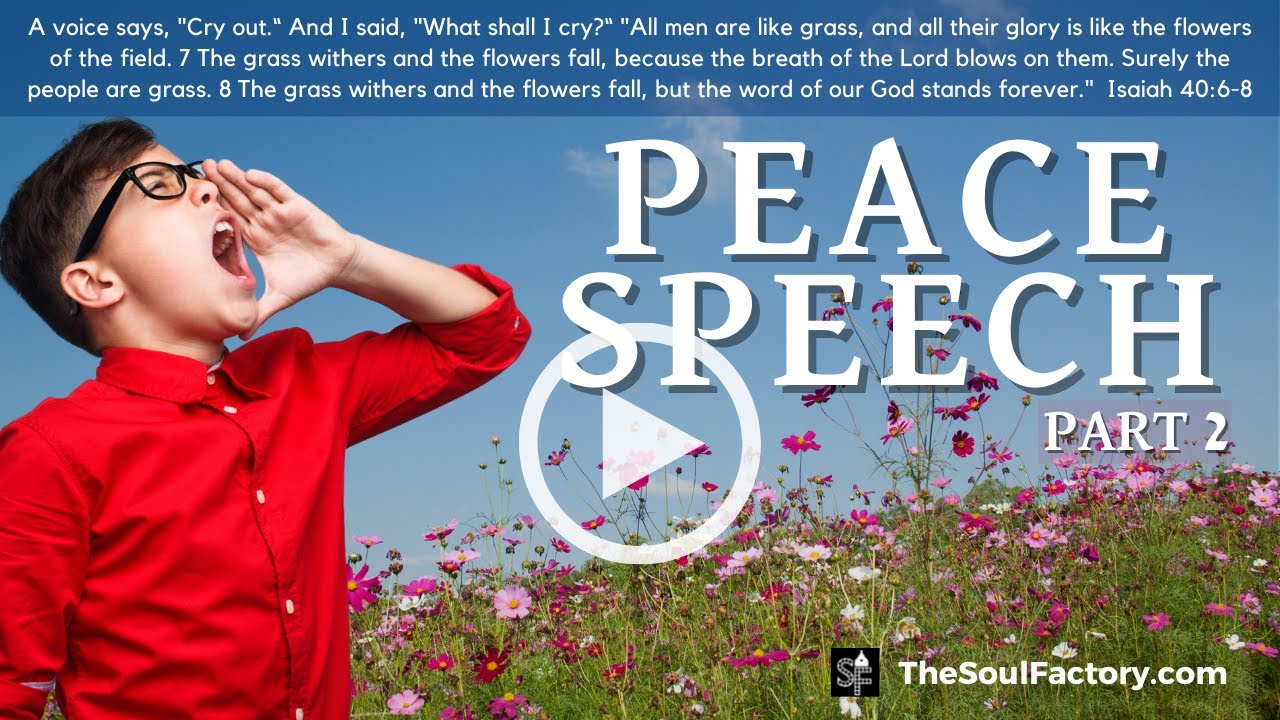 Peace Speech - Part 2 - YouTube