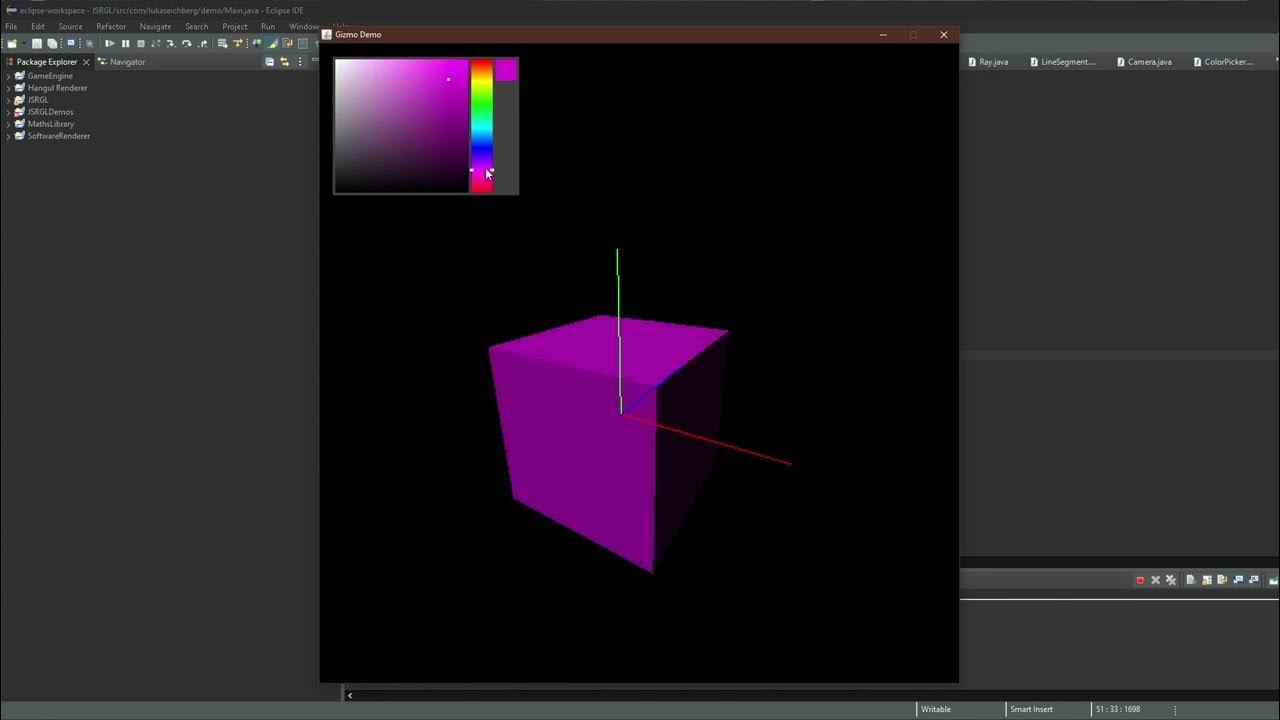 3D software renderer | ColorPicker - YouTube