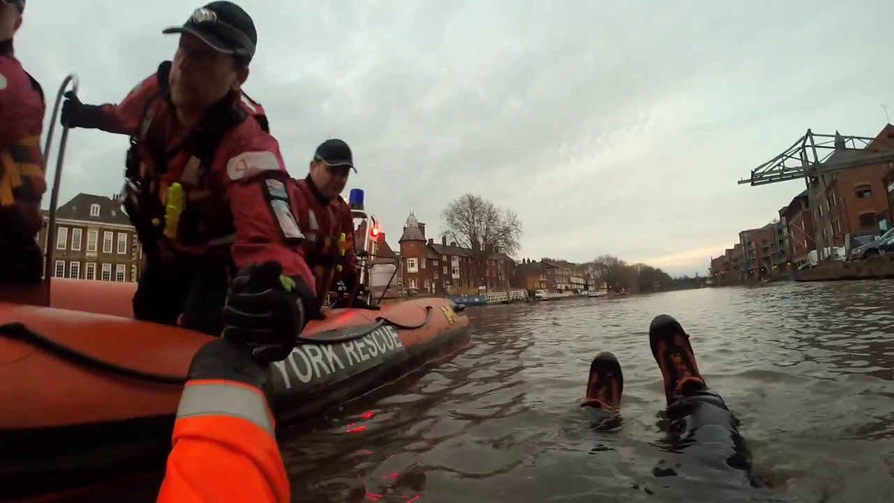 York Rescue Boat Exercise - April 2016 - YouTube