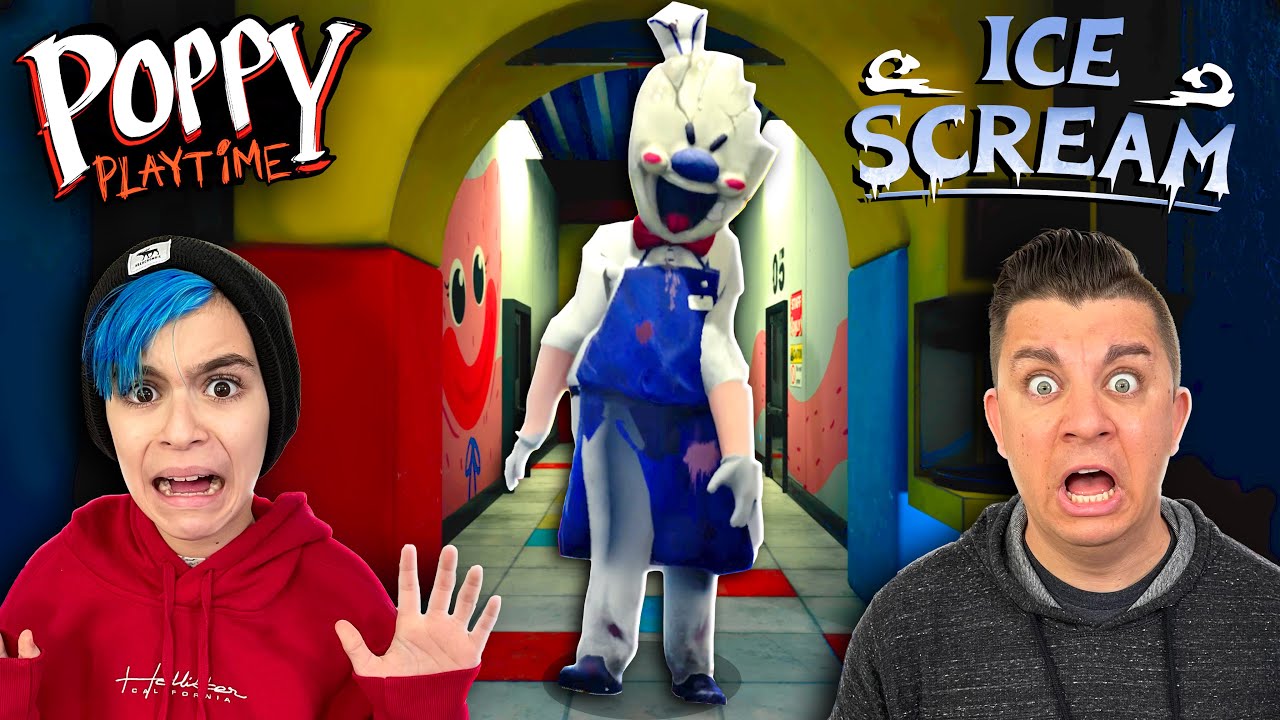 ROD IS HUGGY WUGGY!! Poppy Playtime Ice Scream Mod - YouTube