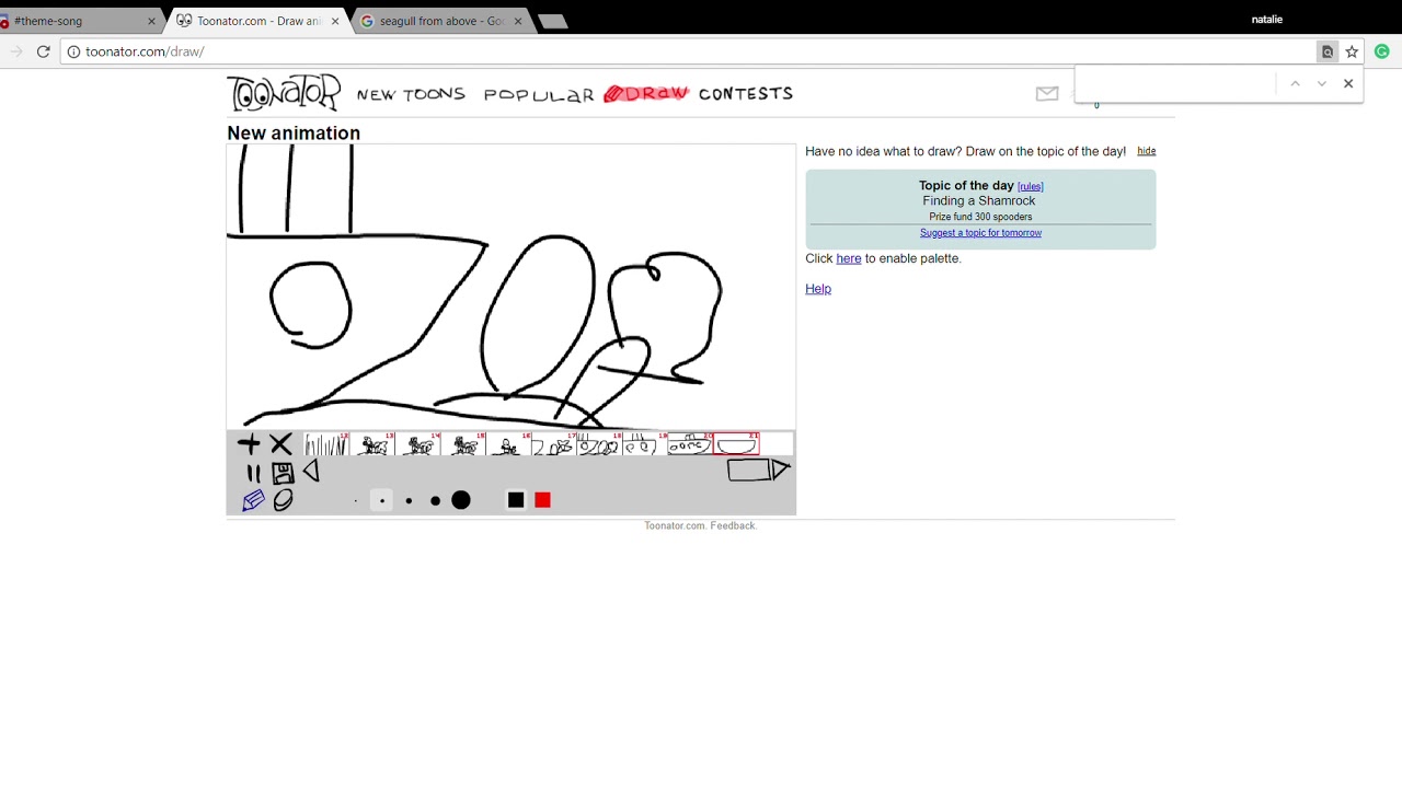 Toonator com Draw animation online! Google Chrome 3 17 2018 12 41 07 PM ...