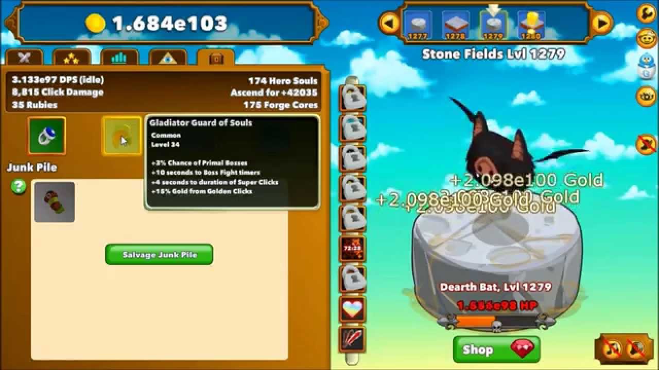 08 Clicker Heroes - Relics / Patch 0.19 - YouTube