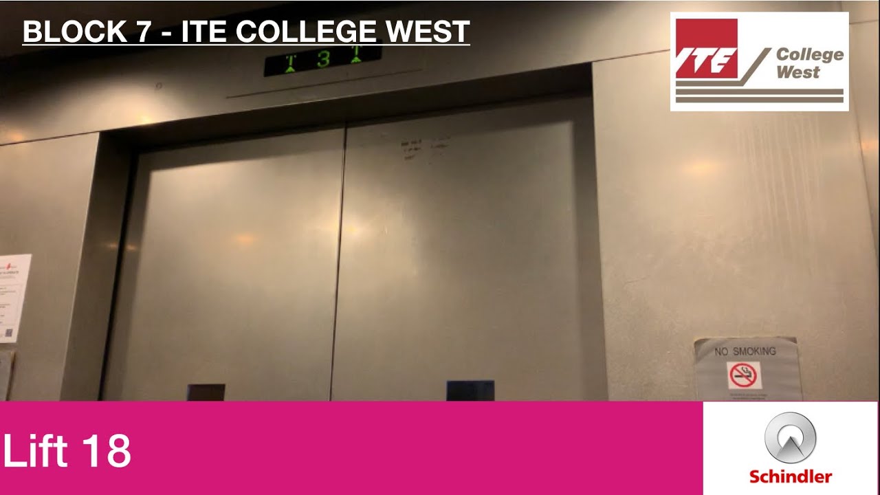 ITE College West (Block 7) || Schindler Elevator (Lift 18) - YouTube